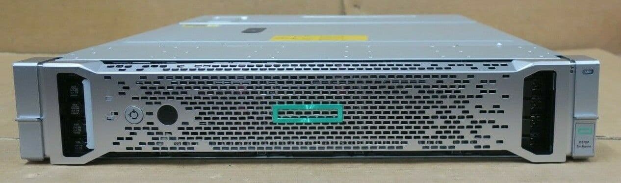 HPE D3700 Storage Enclosure QW967A 25-Bay 13x 6 4TB SSD 2x 12Gb SAS ...