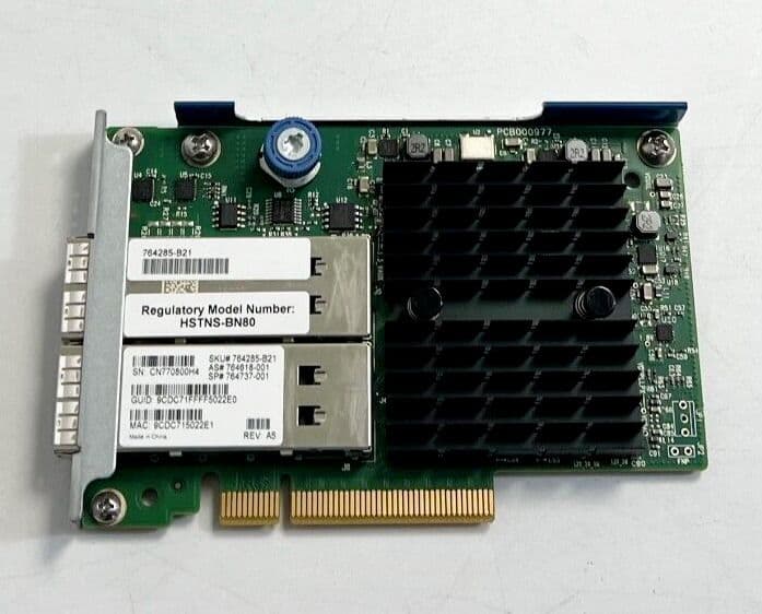 HPE InfiniBand FDR/Eth 10/40Gb 2-Port 544 FLR-QSFP Adapter 764285-B21 764737-001