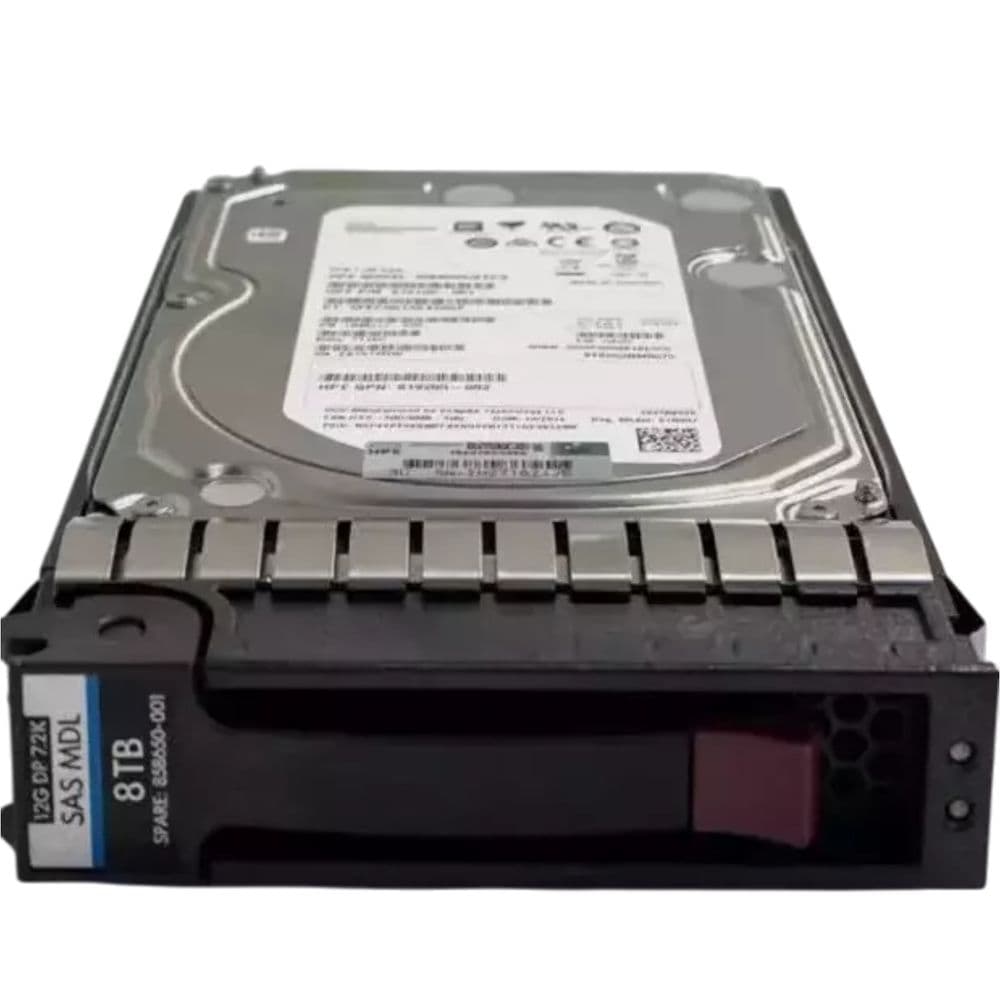 HPE Midline 8TB 7 2K 3 5" 12G SAS HDD 858384 B21 858650-001
