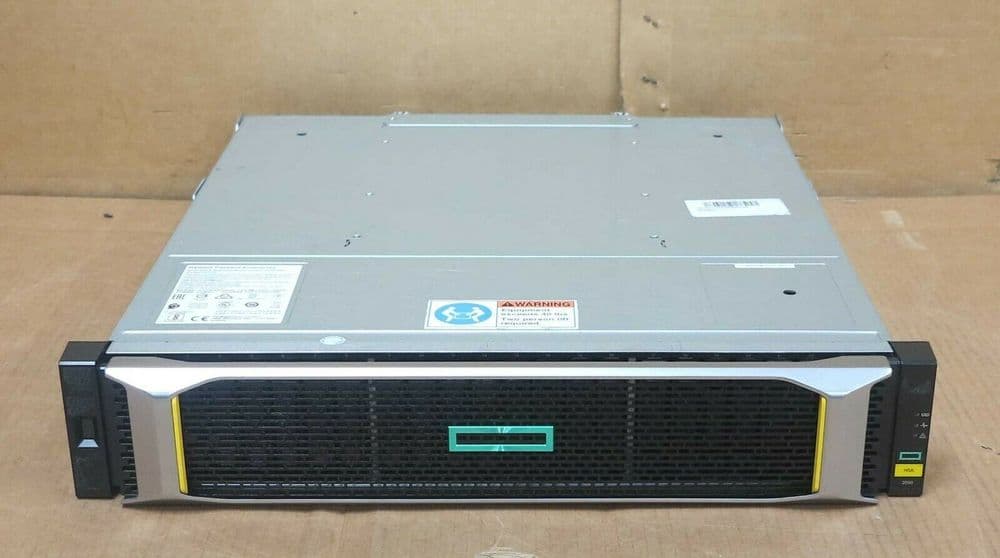 HPE MSA 2050 2052 SAN DC SFF 7x 800GB MU SSD 8 x 16Gb FC SFP SAN Storage