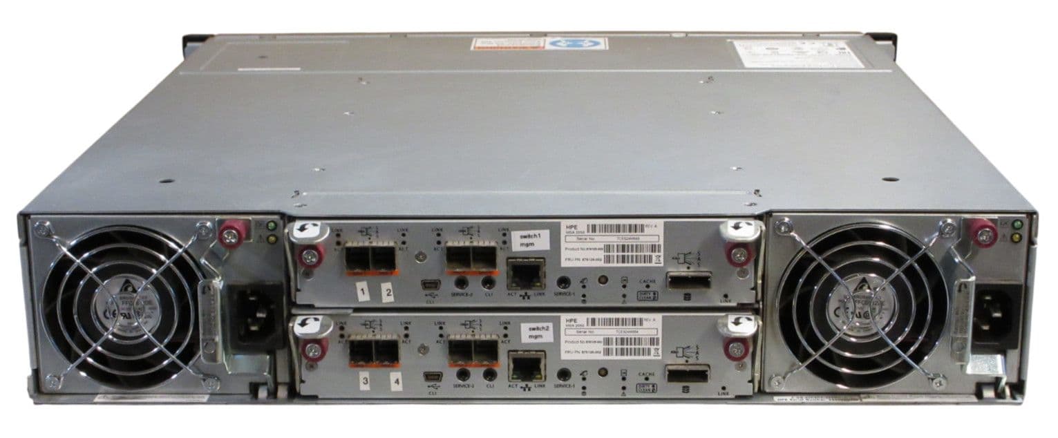 HPE MSA2050 SAN Disk Array 24-Bay SAS x 2 5" Q1J29A 2x 4-Port SAS 12G ...