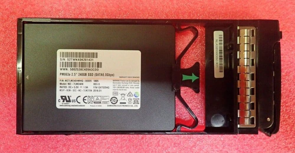 HPE Nimble Storage 240GB SATA 6G 2 5" SSD Caddy Q8F77B For AF/HF Series ...
