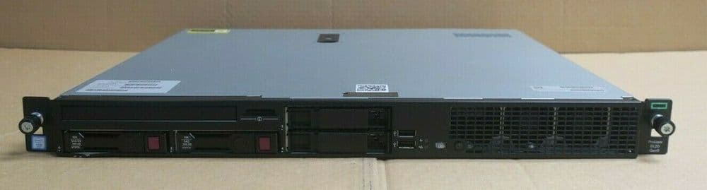 HPE ProLiant DL20 GEN9 G9 Quad-Core E3-1230v6 32GB Ram 4x 2 5" HDD Bay 1U Server