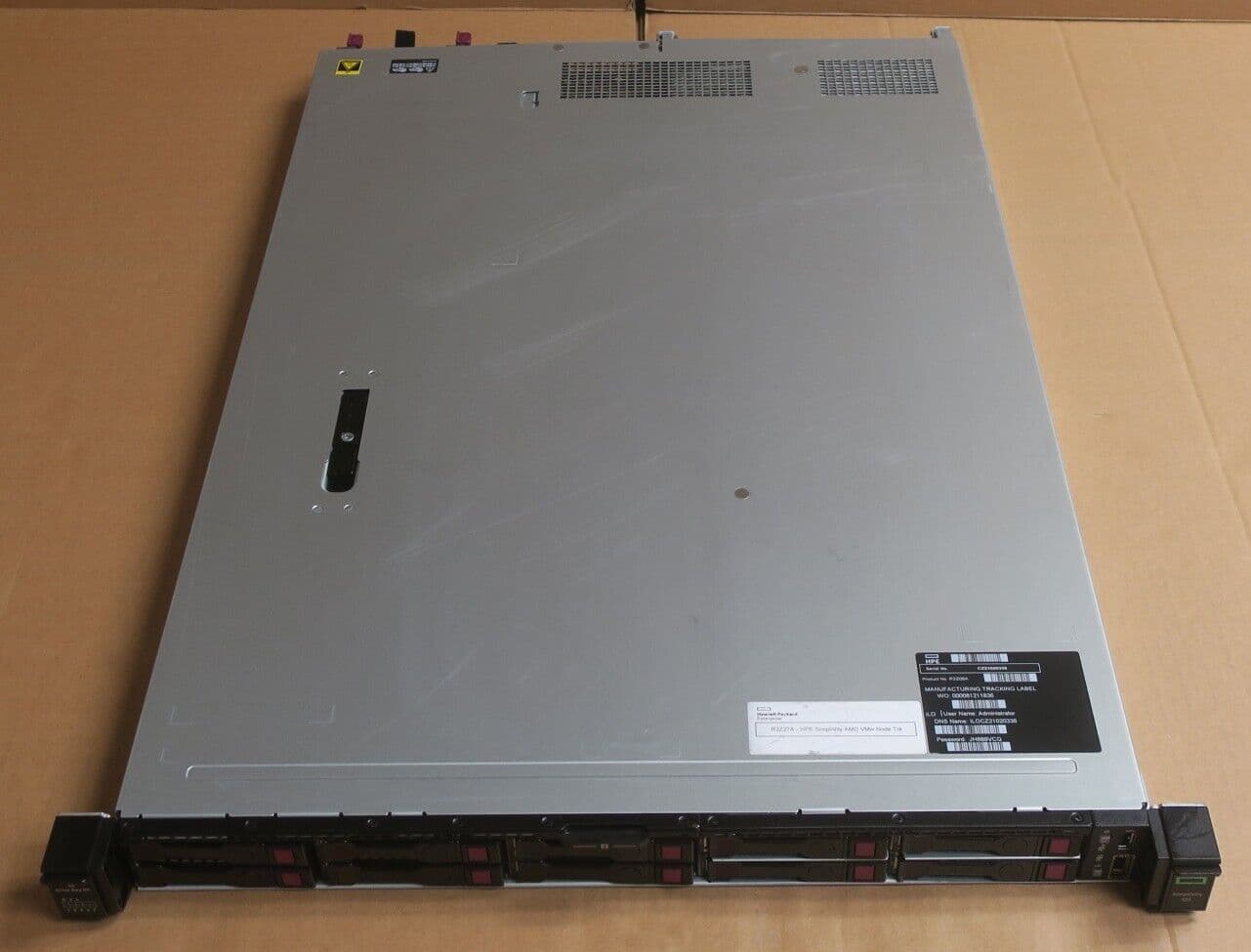 Hpe Simplivity 325 Amd 16c Epyc 7302p 3ghz 256gb Ram 10x Sas Bay 1u