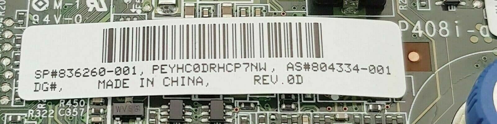 HPE Smart Array P408i-a SR Gen10 12Gbps SAS Modular Controller - 804331-B21