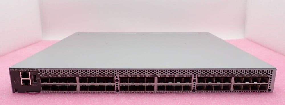 HPE SN6000B 48x 16Gb SFP Port 24-Act FC Fibre Channel Switch QK754B ...