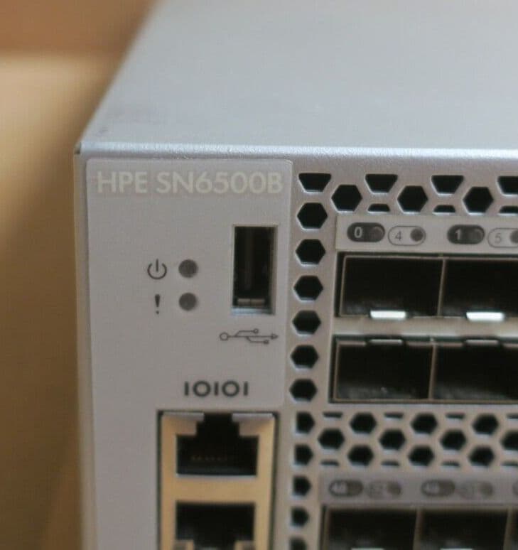 HPE SN6500B Brocade 6520 96-Port SFP 16Gb FC Switch C8R44A 72-Port Active