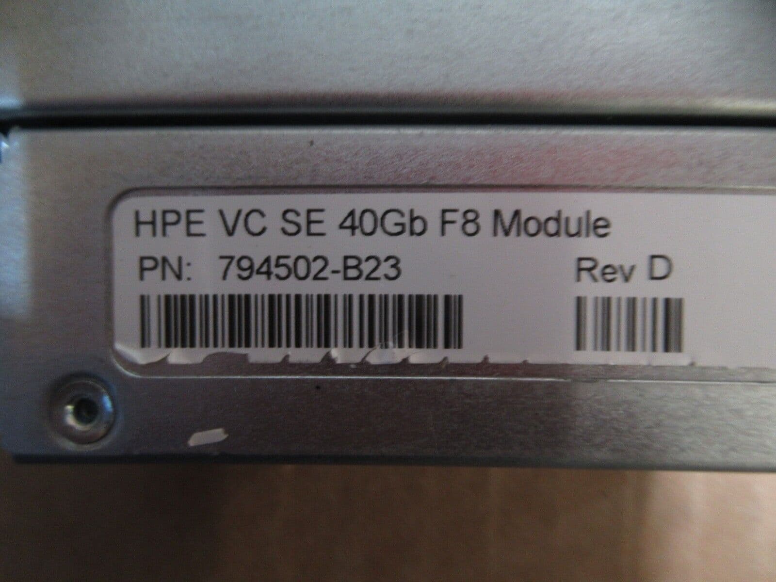 HPE Synergy 12000 Virtual Connect SE 40Gb F8 Module Switch 794502-B23 ...