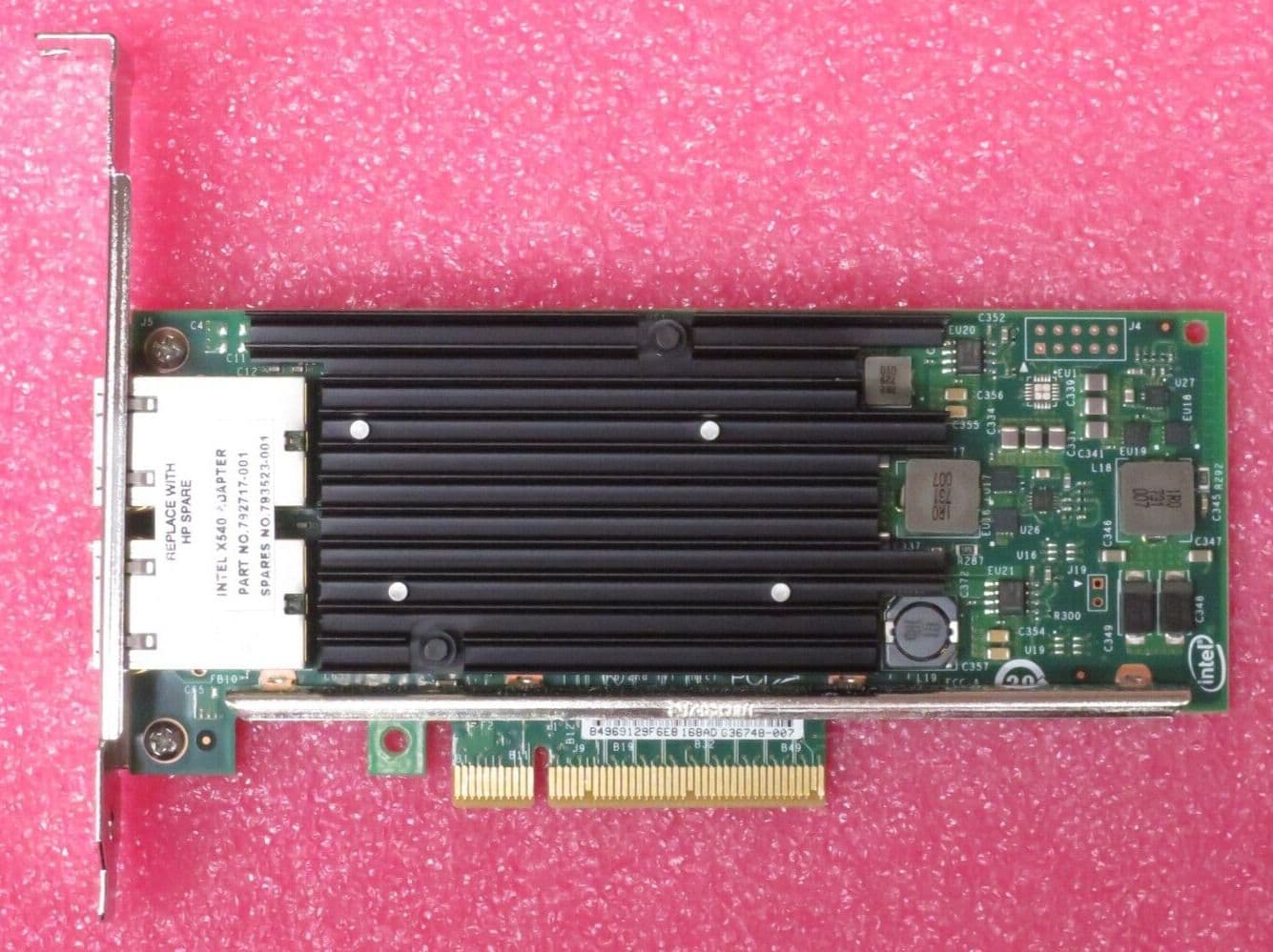 HPE X540-T2 Dual Port 10Gb Base-T Ethernet Network Adapter 792717-001 ...