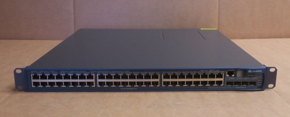 Huawei Quidway S5648P-PWR 48-Port 1GbE RJ45 PoE 4x SFP Port Network Switch