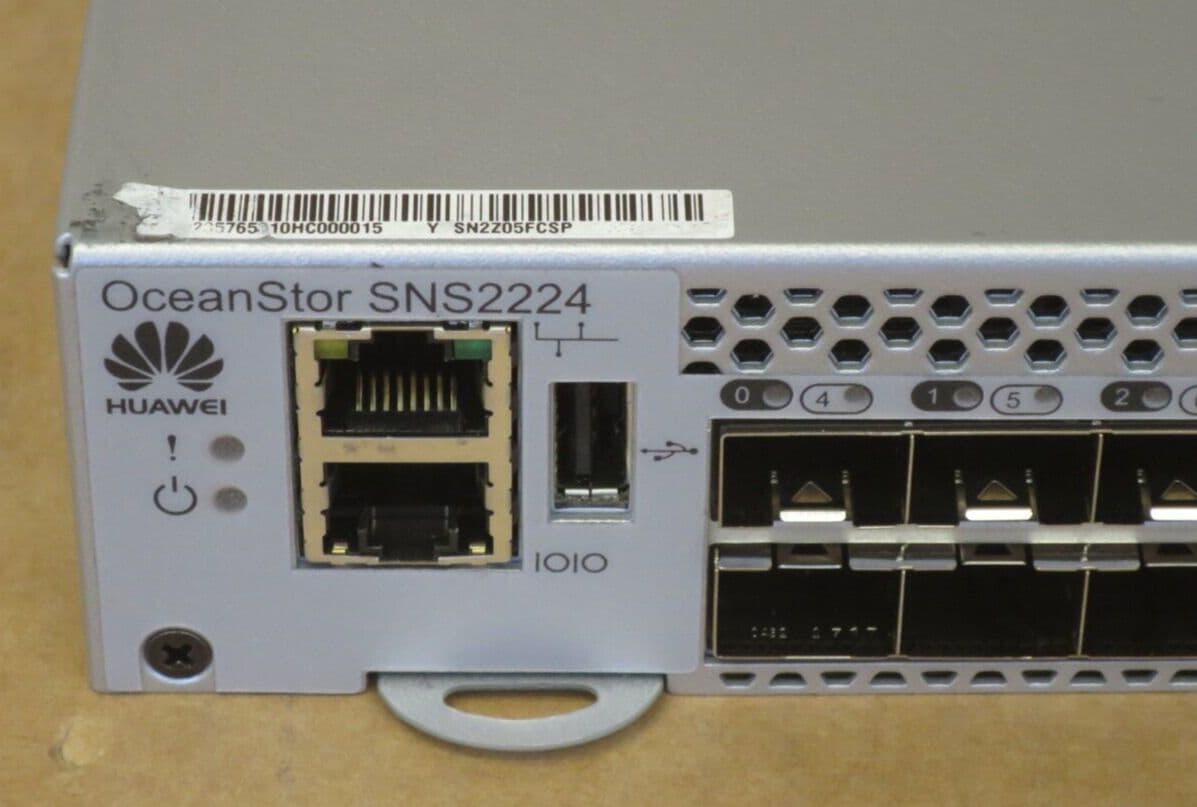 Huawei SNS2224 16Gb/s 24-Port 24-Active SFP FC SAN Switch BR-6505-12-16G-0R