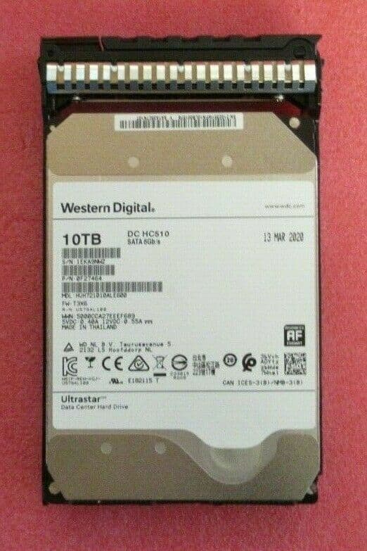 Huawei WD FusionStorage 10TB 7 2K SATA 6Gb/s 3 5" HDD SATA35C7K10T 02351WFN