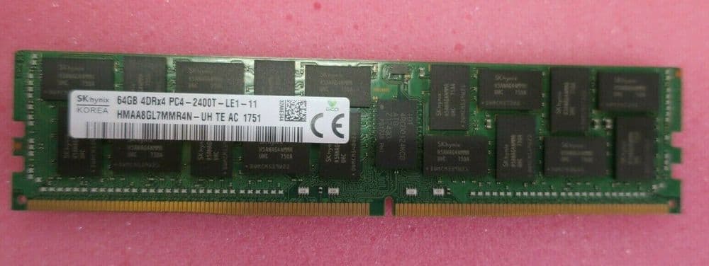 Hynix 64GB PC4-19200 HMAA8GL7MMR4N-UH DDR4-2400T-L PC4 4DRx4 Server ...