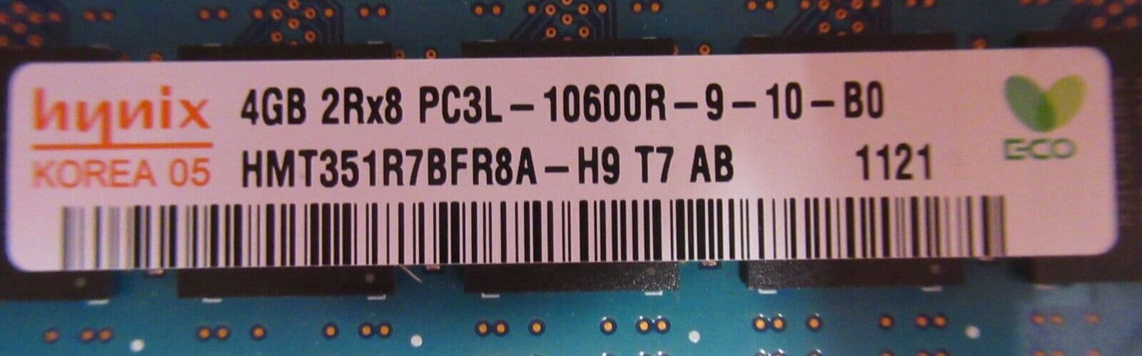 Hynix HMT351R7BFR8A-H9 12GB 3x4GB PC3-10600 DDR3-1333MHz CL9 240P 1 35V Memory