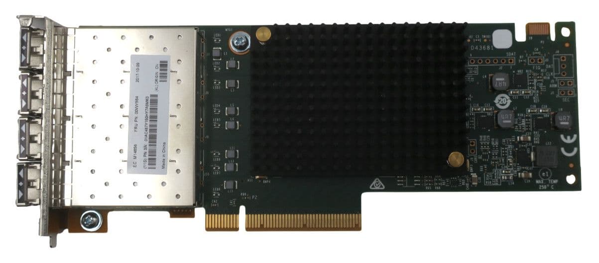 IBM 00WY984 4-Port SFP Fibre Channel 16Gb/s PCI Express x8 HH Host Bus ...