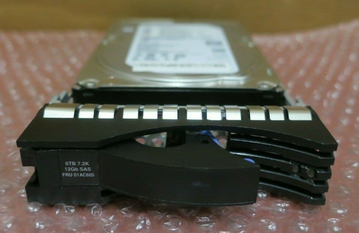 IBM 01AC605 3 5" 6TB 7 2K SAS NL 12Gbs Hard Drive HDD 01EJ070 V5000 G2