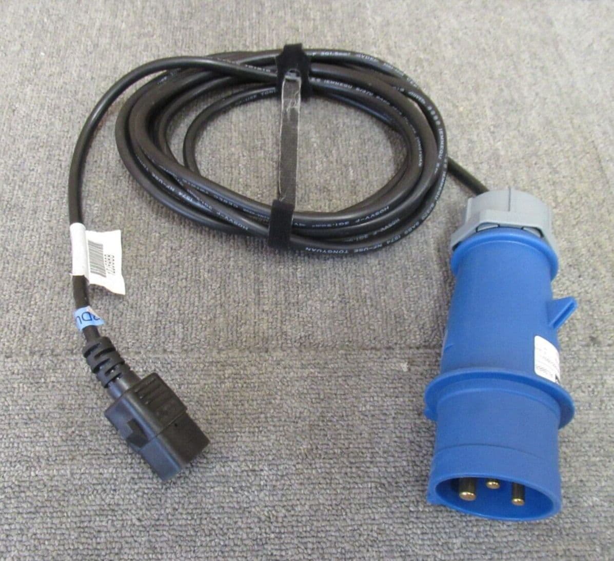 IBM 12J5988 4M IEC C19 Female To IP44 32A Commando Blue Plug Male Power ...