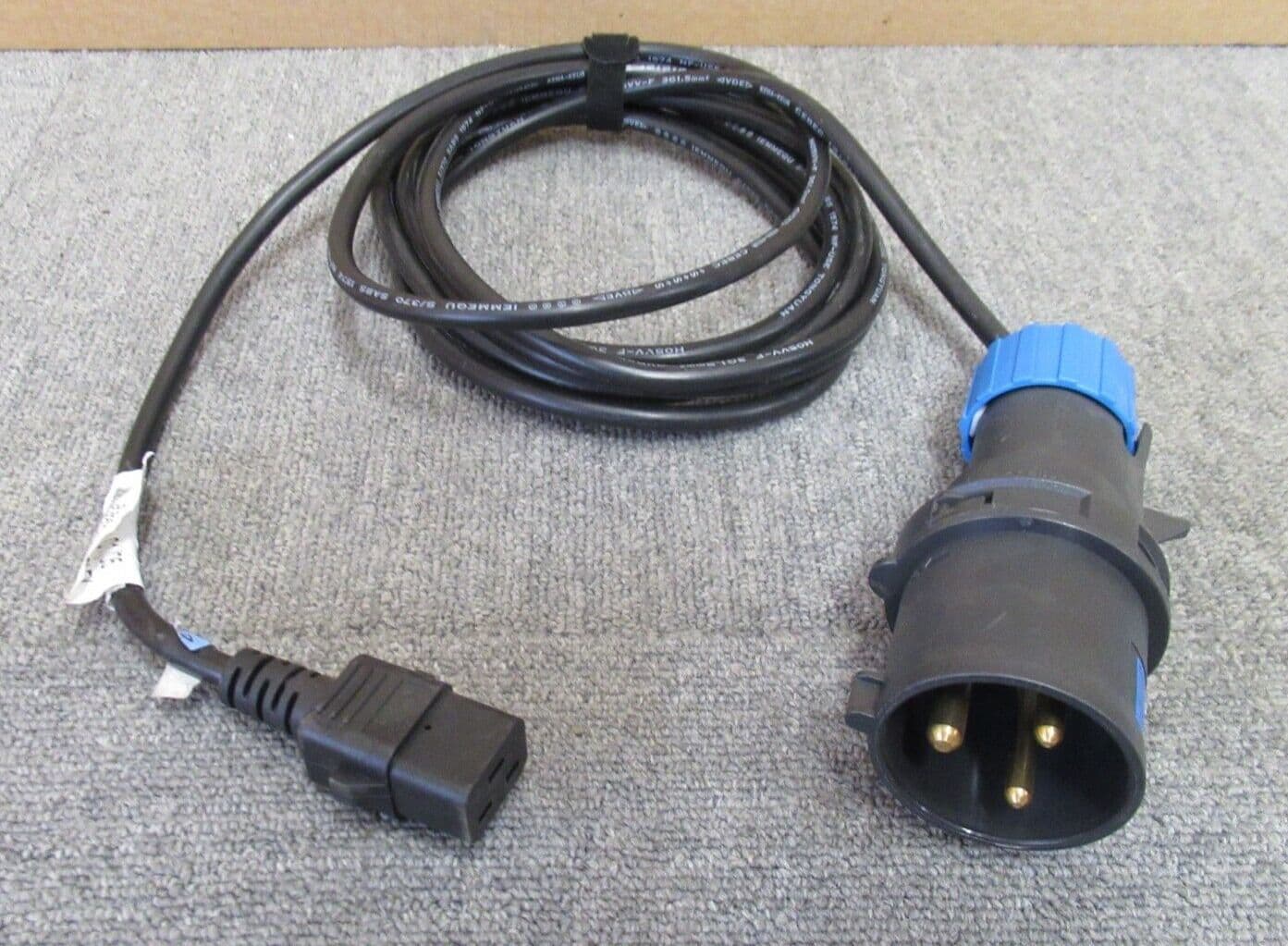 IBM 12J5988 IEC C19 Female To IP44 32A Commando Blue Plug Male Power ...