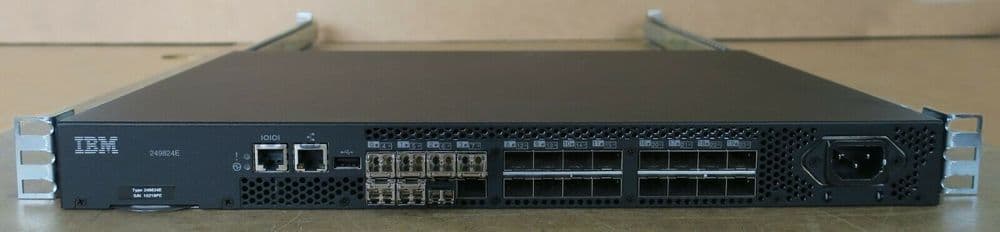 IBM 2498-24E 8Gb 24-Port Fibre Channel FC SAN Switch 45W0391 - 8-Ports ...