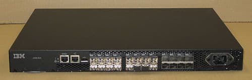 IBM 2498-B24 / Brocade BR-360 300 SAN24B 8GB 8GBps 24 Port FC SAN ...