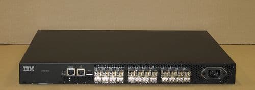 IBM 2498-B24 / Brocade BR-360 300 SAN24B 8GB 8GBps 24 Port FC SAN ...