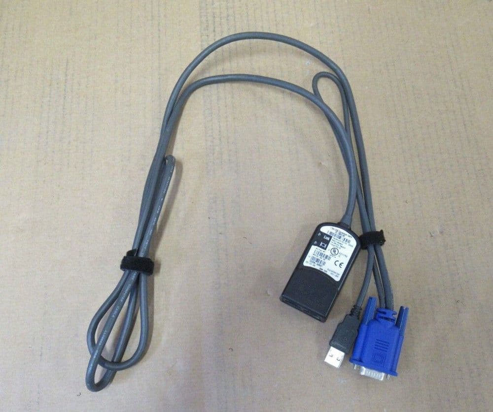 IBM 26K4180 KVM 1 5m Conversion Cable 1x USB 2 0 1xVGA 2xRJ45 - FRU P/N ...