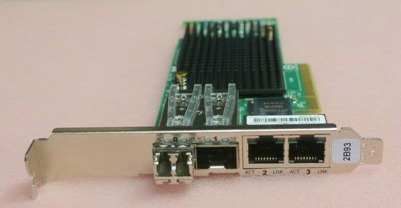 IBM 2B93 / Emulex 4-Port 2x 10Gb FCoE 2x 1GbE SFP Adapter 00E3497 1x SFP