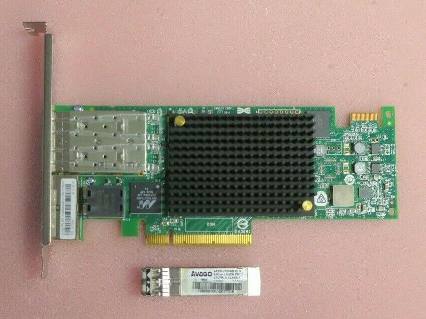 IBM 2B93 / Emulex 4-Port 2x 10Gb FCoE 2x 1GbE SFP Adapter 00E3497 1x SFP