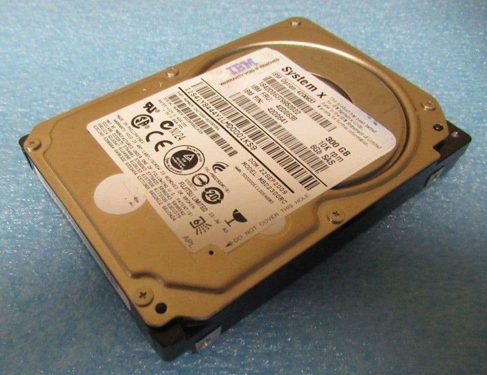 IBM 300GB 2 5" SAS 6GB/s 10K 16MB Server HDD Hot Swap Hard Drive ...