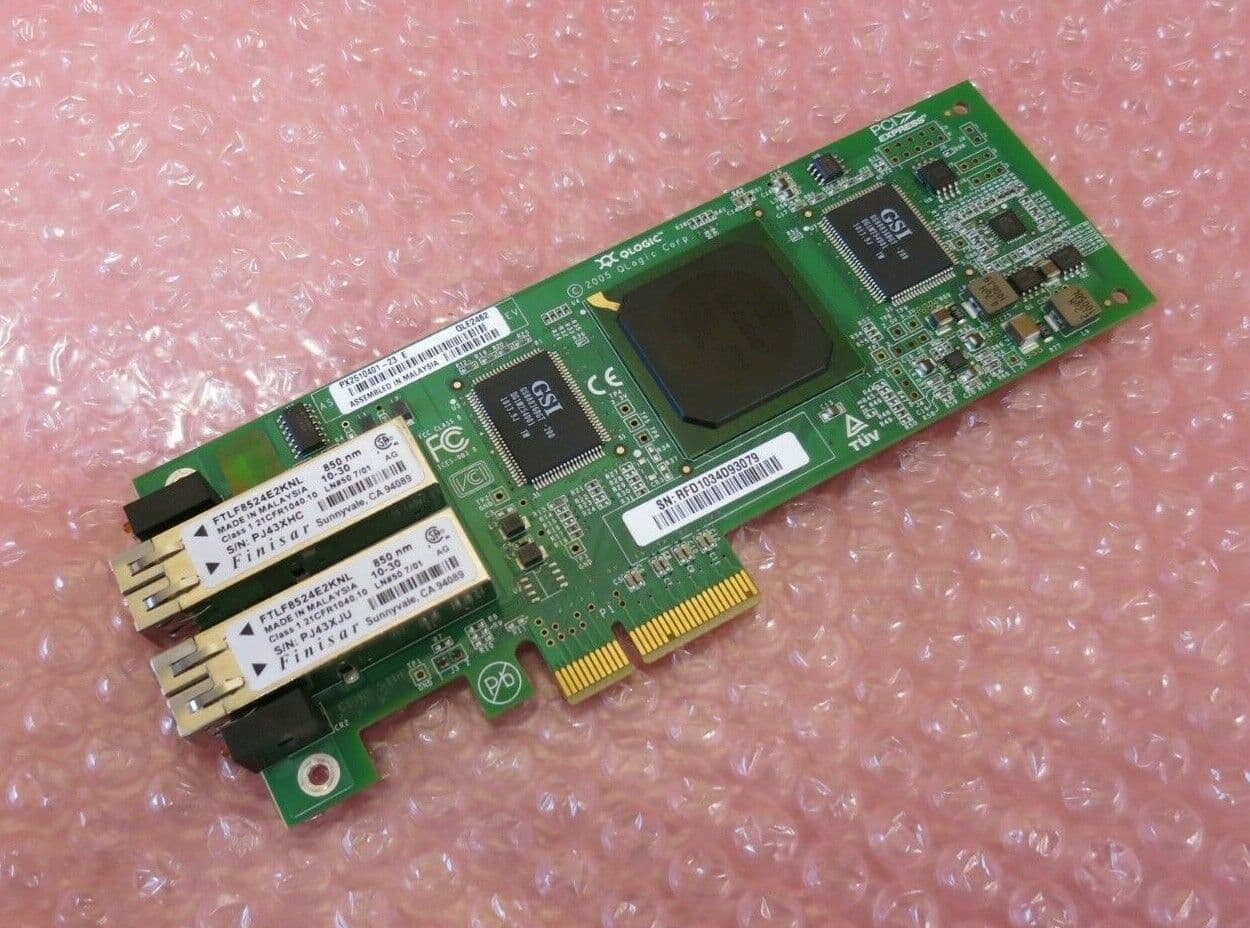 IBM 39R6593 39R6528 4GB Dual Port Fibre Channel PCIe Host Bus Adapter