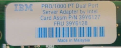 IBM 39Y6127 39Y6128 PCI-E Gigabit 10/100/1000 Dual-Port Ethernet Card ...