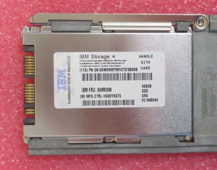 IBM 400GB Micro SAS 1 8" SSD Solid State Drive Flash Drive 00WV998 00WV999