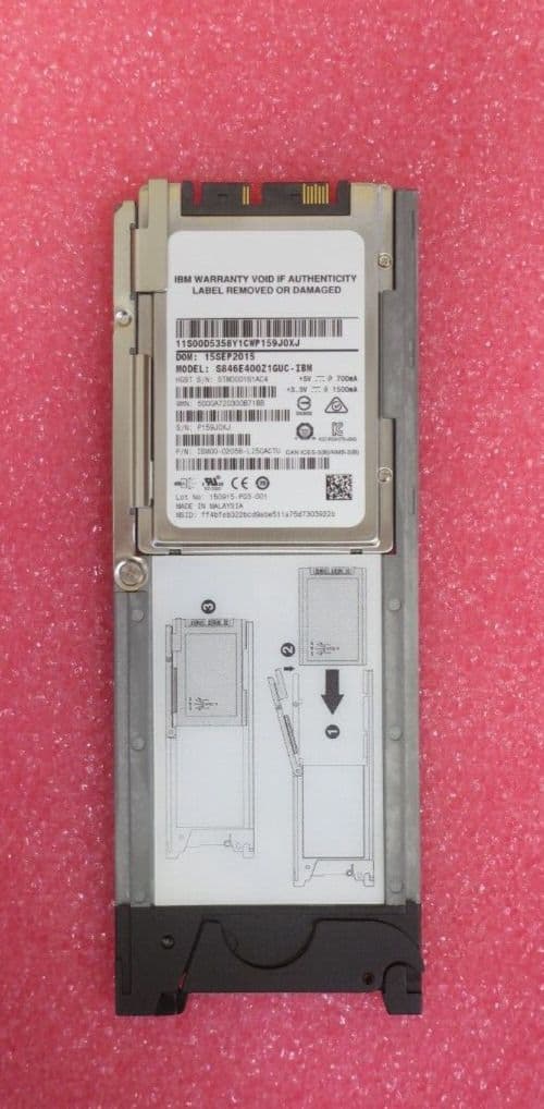 IBM 400GB Micro SAS 6Gb/s 1 8" SSD Solid State Drive Flash Drive 98Y6527