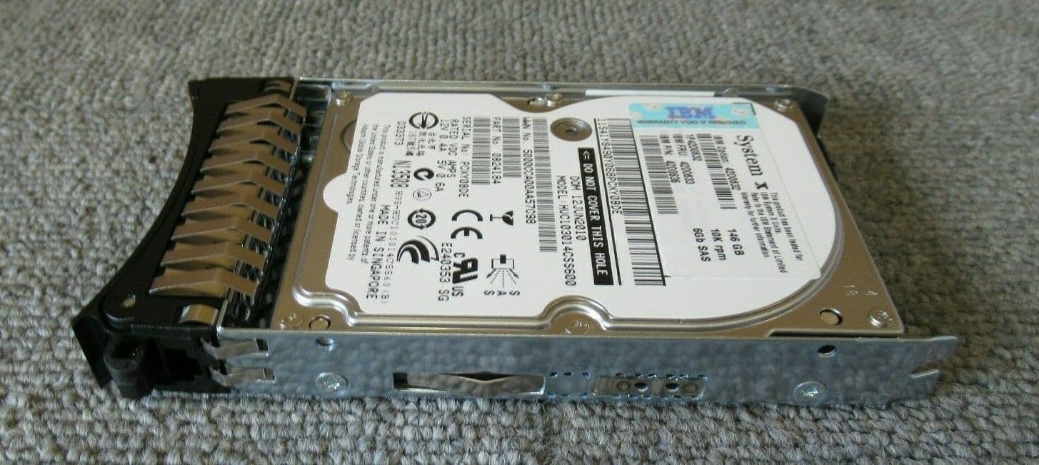 IBM 42D0632 42D0633 42D0636 146GB 10000RPM SAS 6Gbps HotSwap 16MB 2 5" HDD