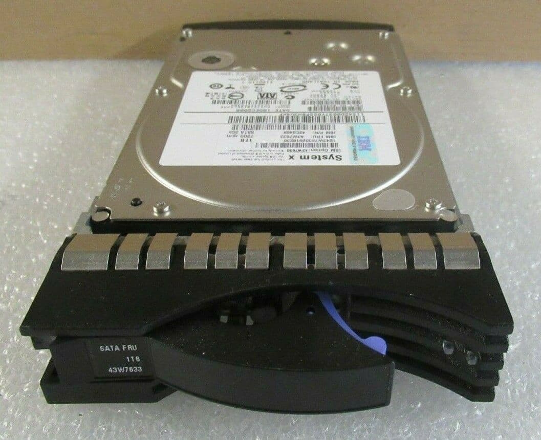 IBM 43W7633 1TB 3 5 SATA 3GB/s 7 2K 32MB Server HDD HUA721010KLA330