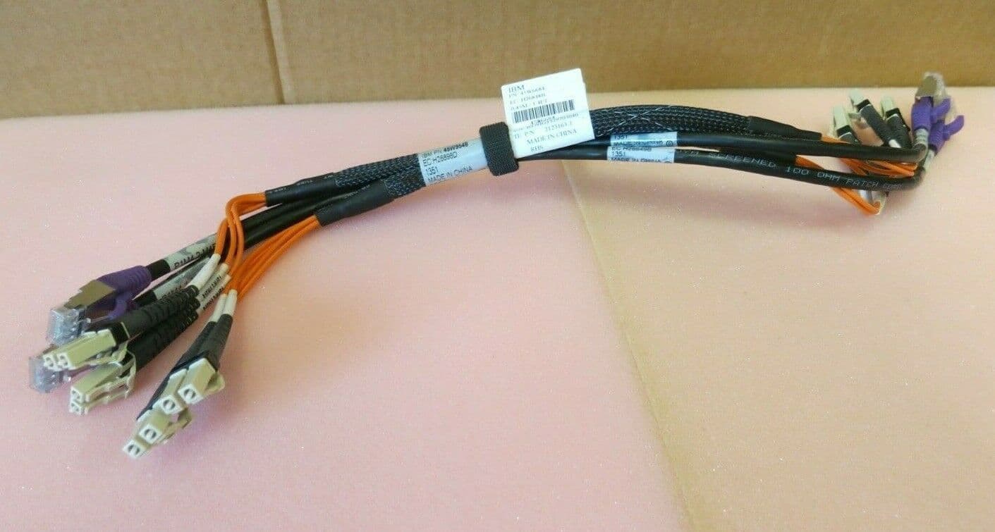IBM 45W9548 Ethernet RJ45 To RJ45 & Fibre LC To LC Patch Cables Kit