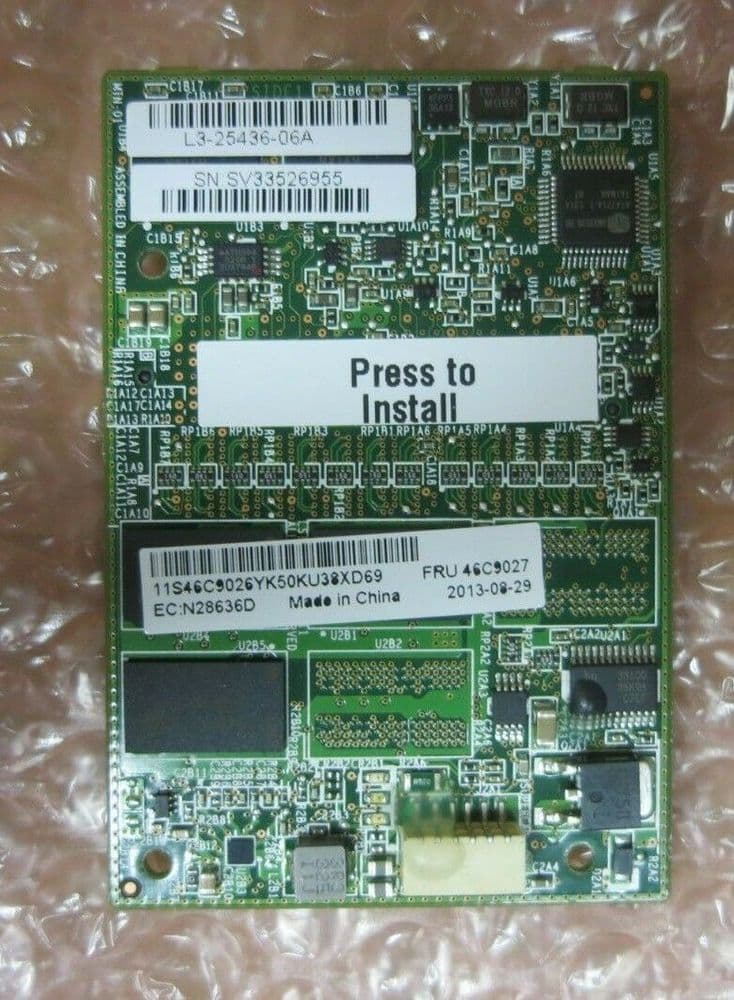 IBM 46C9027 512MB Memory Flash / RAID 5 For IBM Serveraid M5016 / M5100 ...