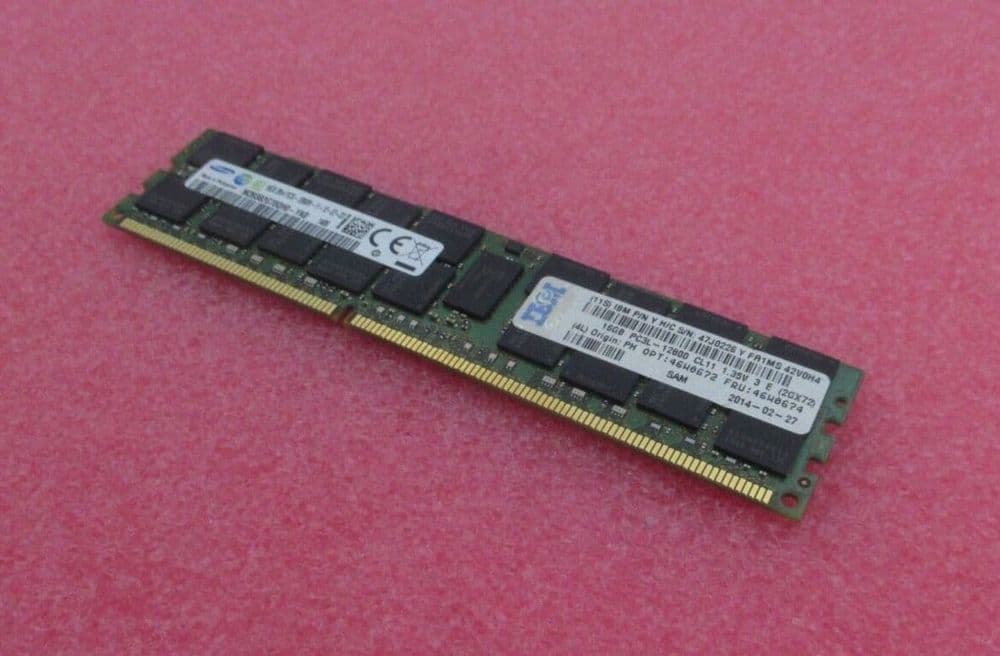 IBM 46W0674 47J0226 16GB 2Rx4 DDR3 PC3L-12800R 240-Pin ECC REG Server ...