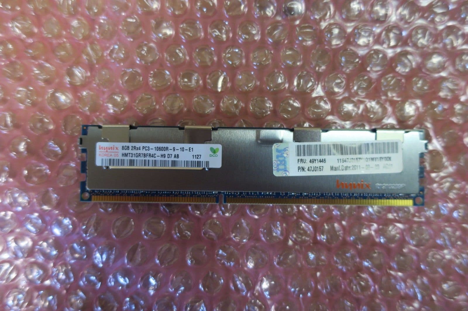 IBM 47J0157 49Y1446 Hynix HMT31GR7BFR4C-H9 8GB 2Rx4 DDR3 PC3-10600R RAM ...