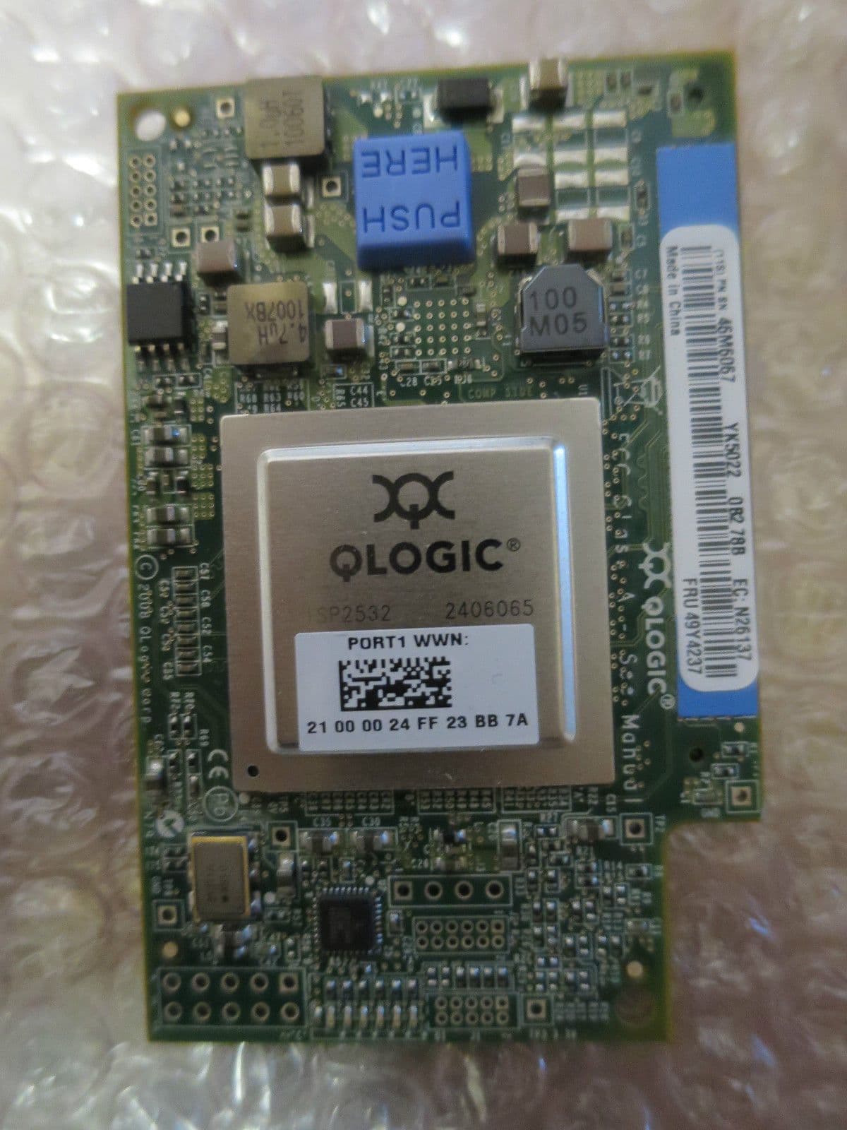 IBM 49Y4237 46M6065 46M6067 QMI2572 QLOGIC 4GB Fibre Channel Expansion Card