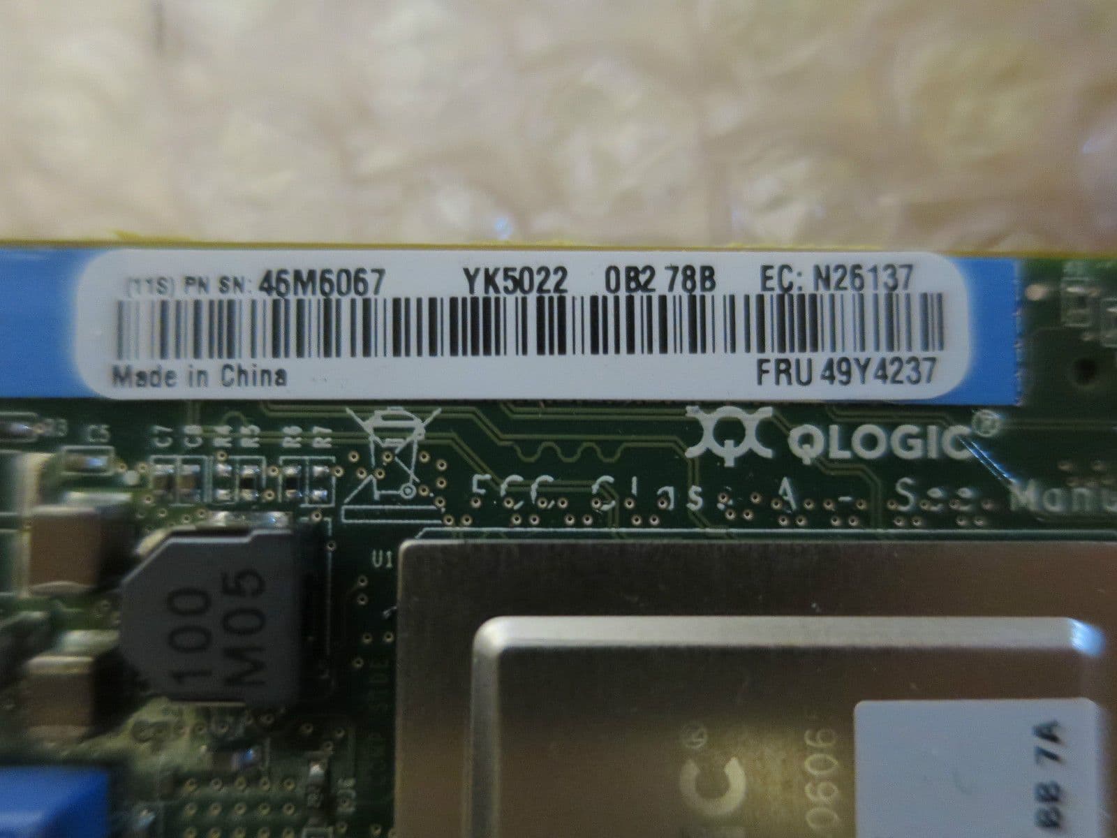 IBM 49Y4237 46M6065 46M6067 QMI2572 QLOGIC 4GB Fibre Channel Expansion Card