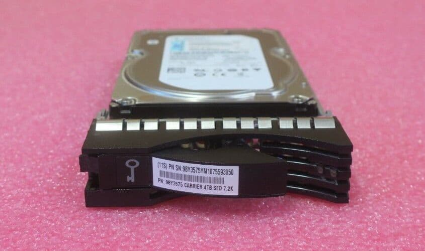 IBM 4TB 7 2K 3 5" LFF SAS 6G SED Hard Drive HDD ST4000NM0043 98Y4619 ...