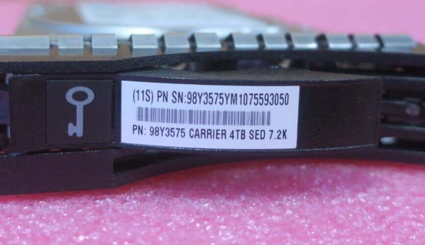 IBM 4TB 7 2K 3 5" LFF SAS 6G SED Hard Drive HDD ST4000NM0043 98Y4619 ...