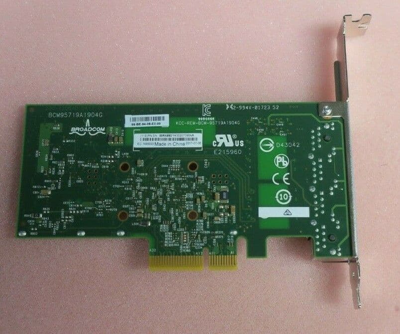 IBM 5899 Broadcom Quad-Port Gigabit Ethernet Network Adapter 00RX892