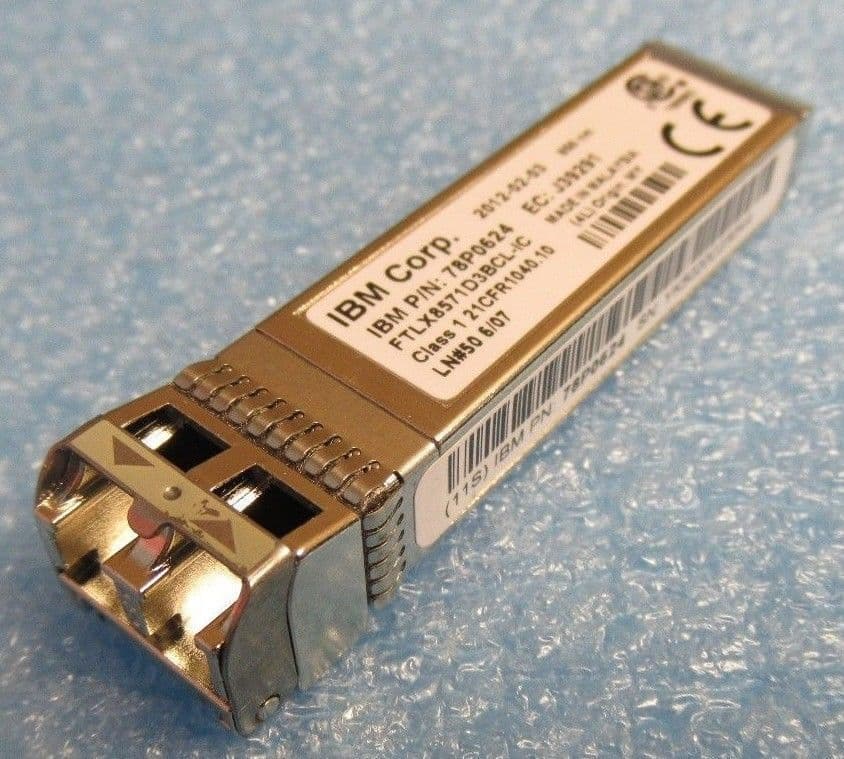 IBM 78P0624 10GB/S 850NM 10GBASE SE-SR SFP Optical Transceiver Module