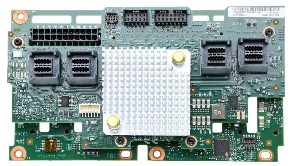 IBM 8-Bay Hard Drive SAS SATA Backplane SFF 2 5" Expander N32109G FRU ...