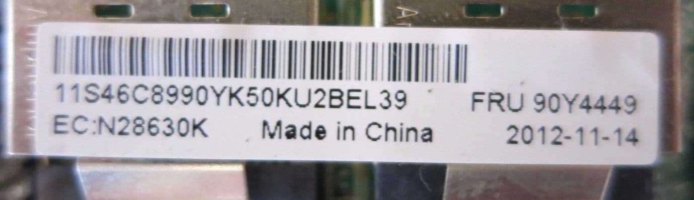 IBM 90Y4449 ServerRaid M5110 SAS/SATA Controller 46C9029 Memory Flash ...