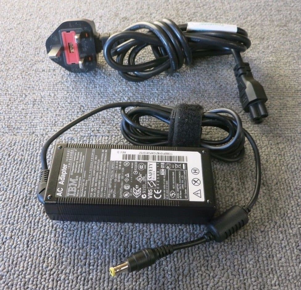 IBM 92P1018 93P5015 ThinkPad Laptop AC Power Adapter Charger 72W 16V 4 5A