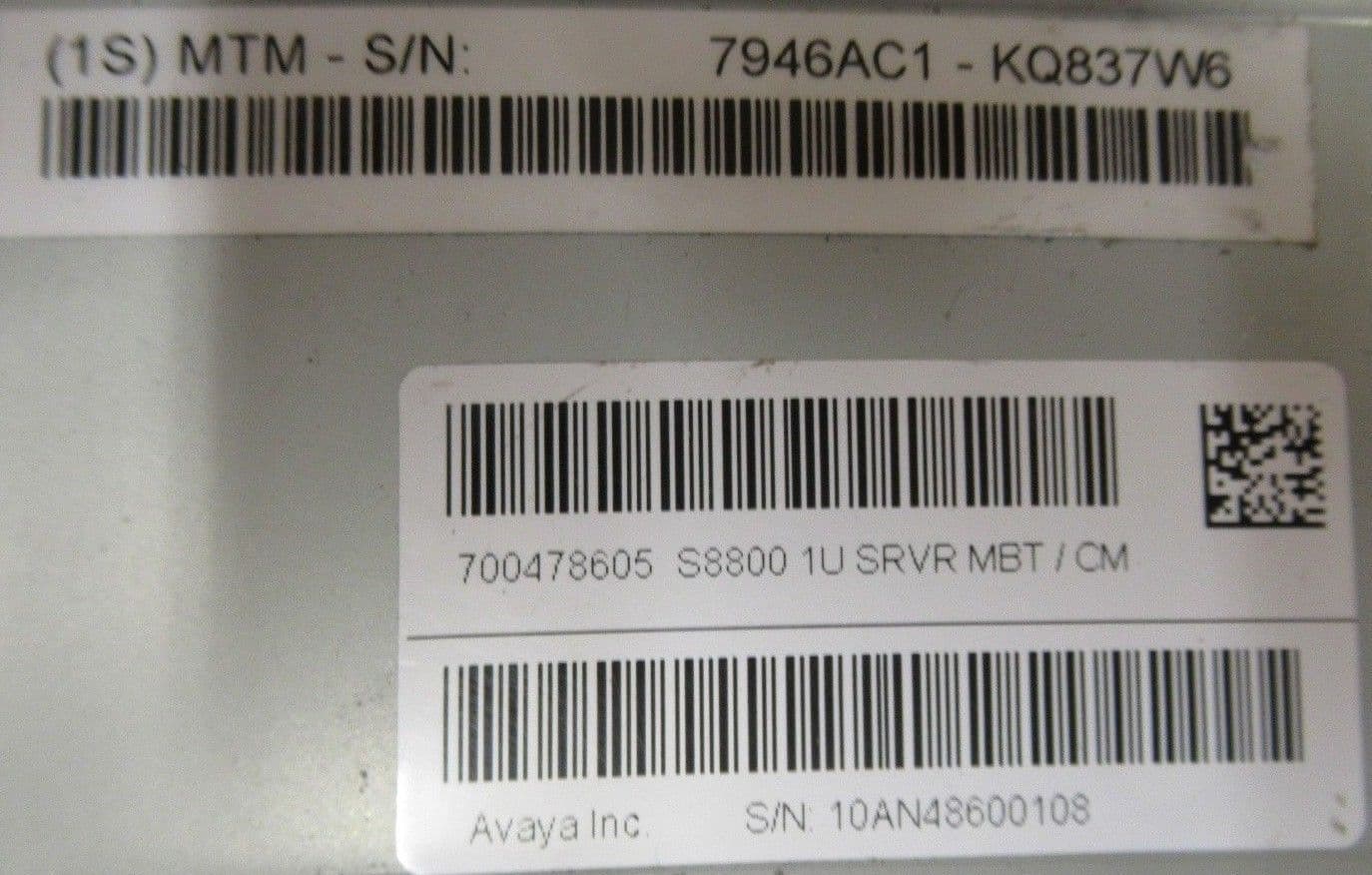 IBM Avaya 7946-AC1 6-Bay Quad-Core Xeon E5520 2 26GHz 292GB 12GB 1U Server