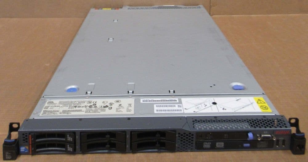 IBM Avaya 7946-AC1 6-Bay Quad-Core Xeon E5520 2 26GHz 292GB 4GB 1U Server